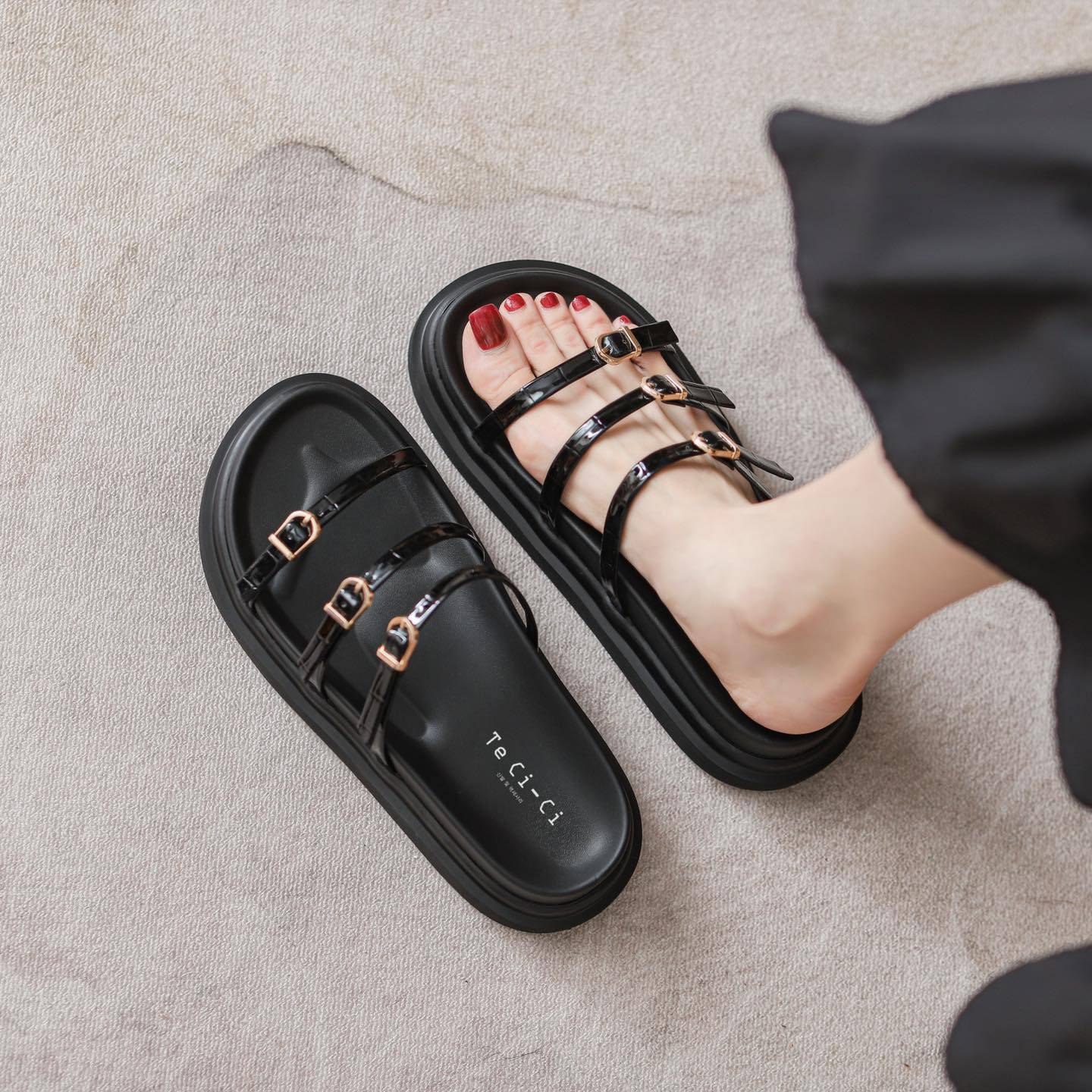 Triple Strap Sandals 三带拖 (Pre-Order)