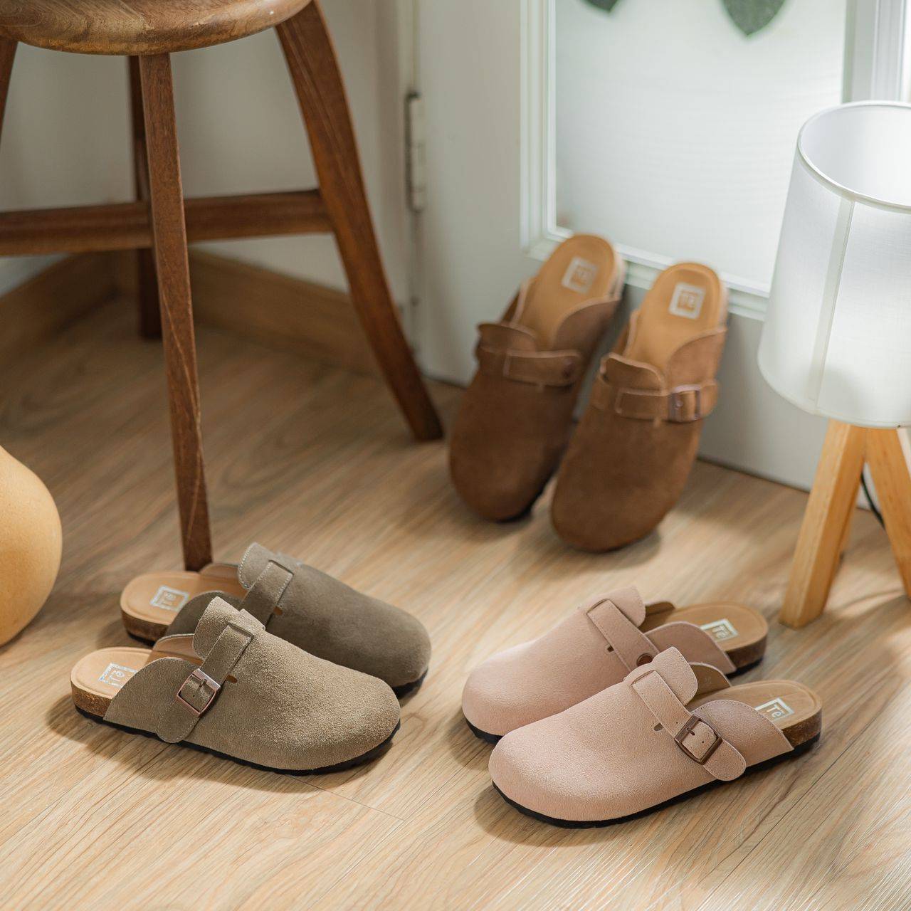 Suede Charm Sandals 磨砂拖