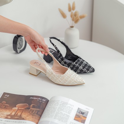 Wool Temperament High Heels 小香风气质款